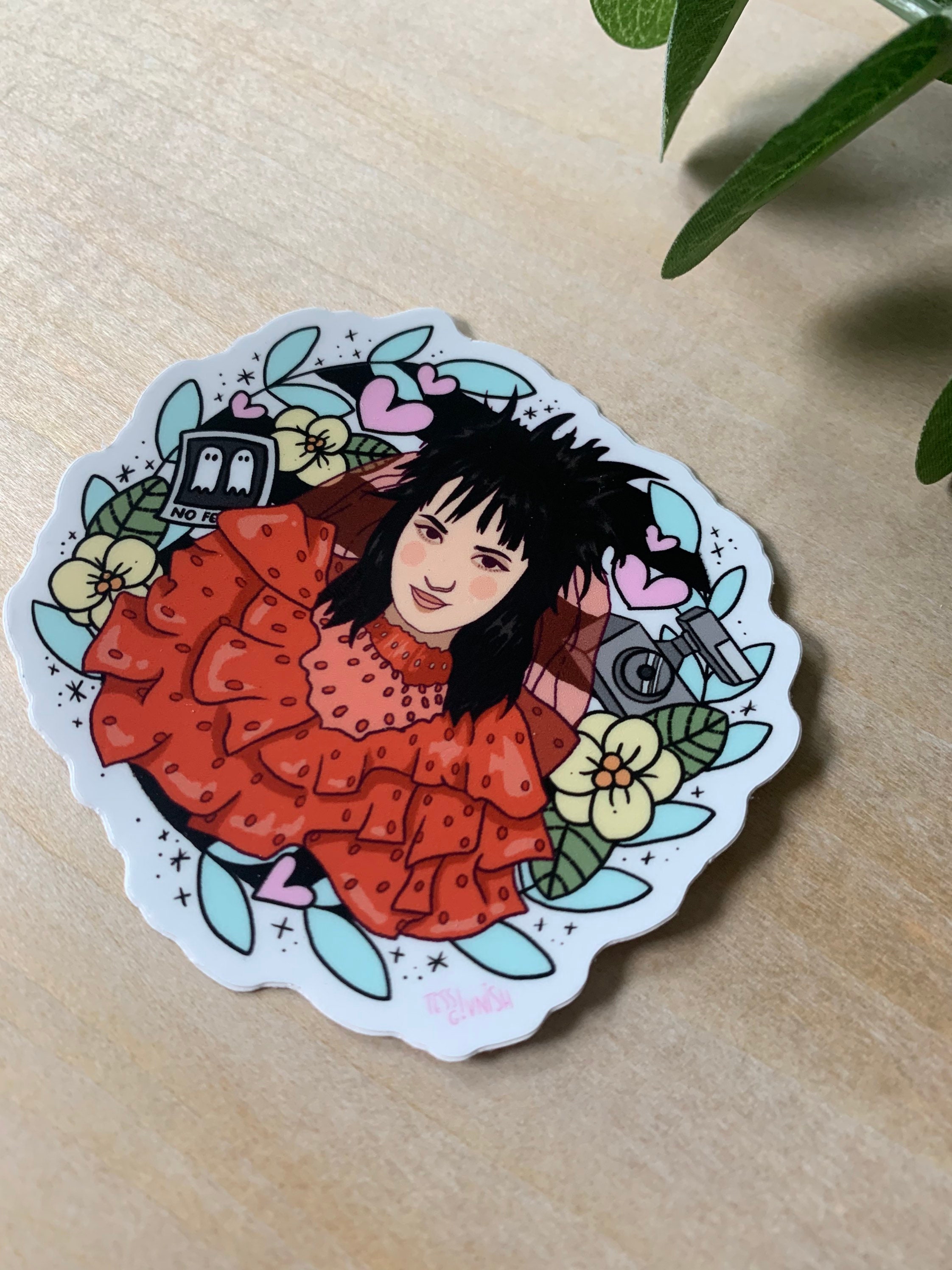 Lydia Deetz beetlejuice Sticker - Etsy