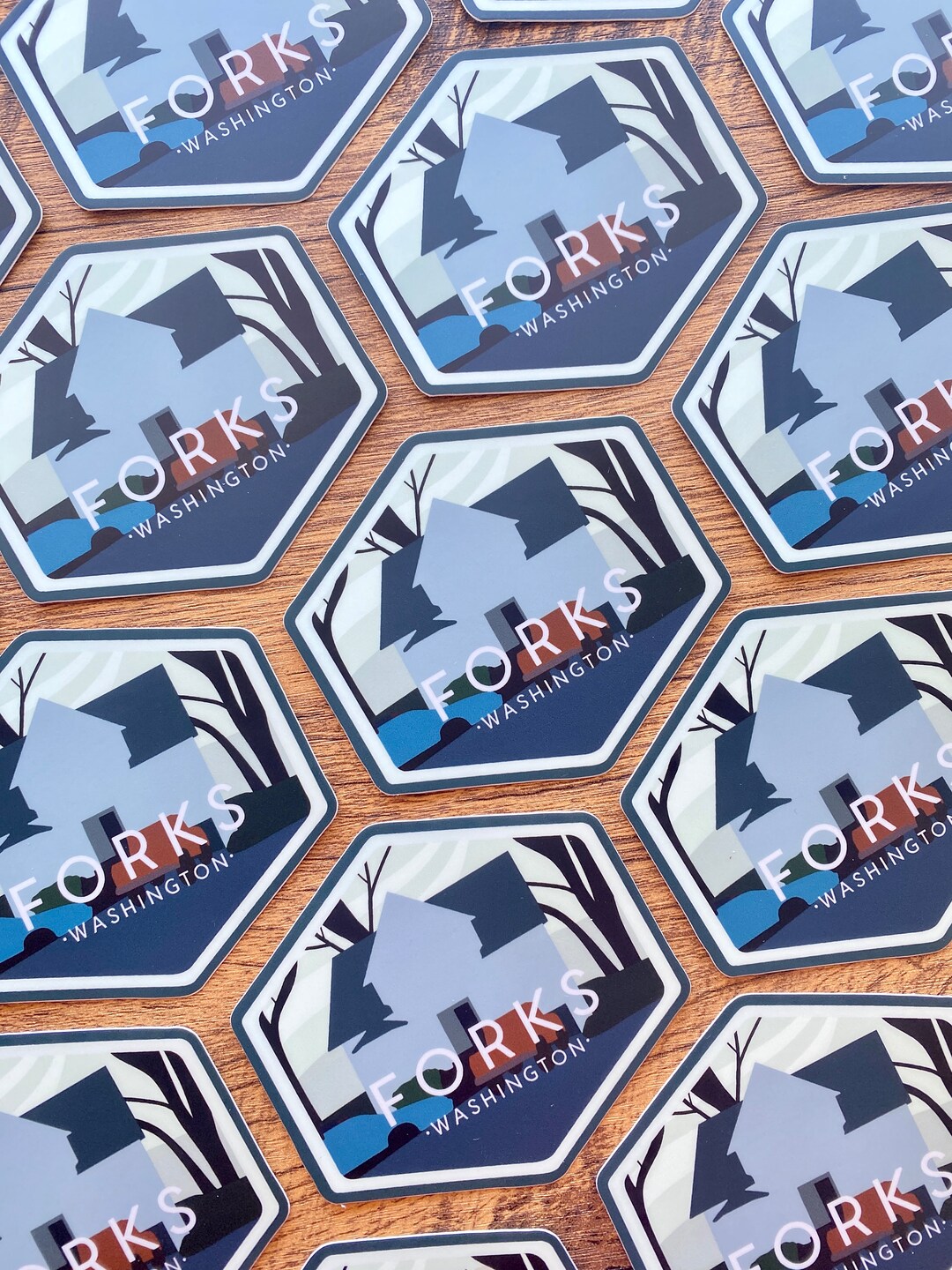 Forks Washington Travel Sticker - Twilight Sticker - Etsy