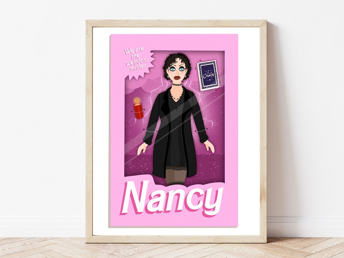 Nancy the Craft Horror Doll Print - Etsy