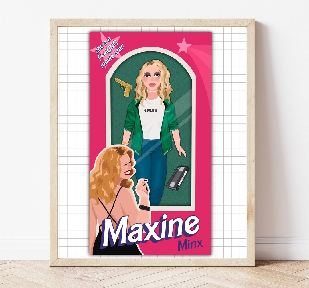 Maxine 80’s Doll Art Print - Etsy