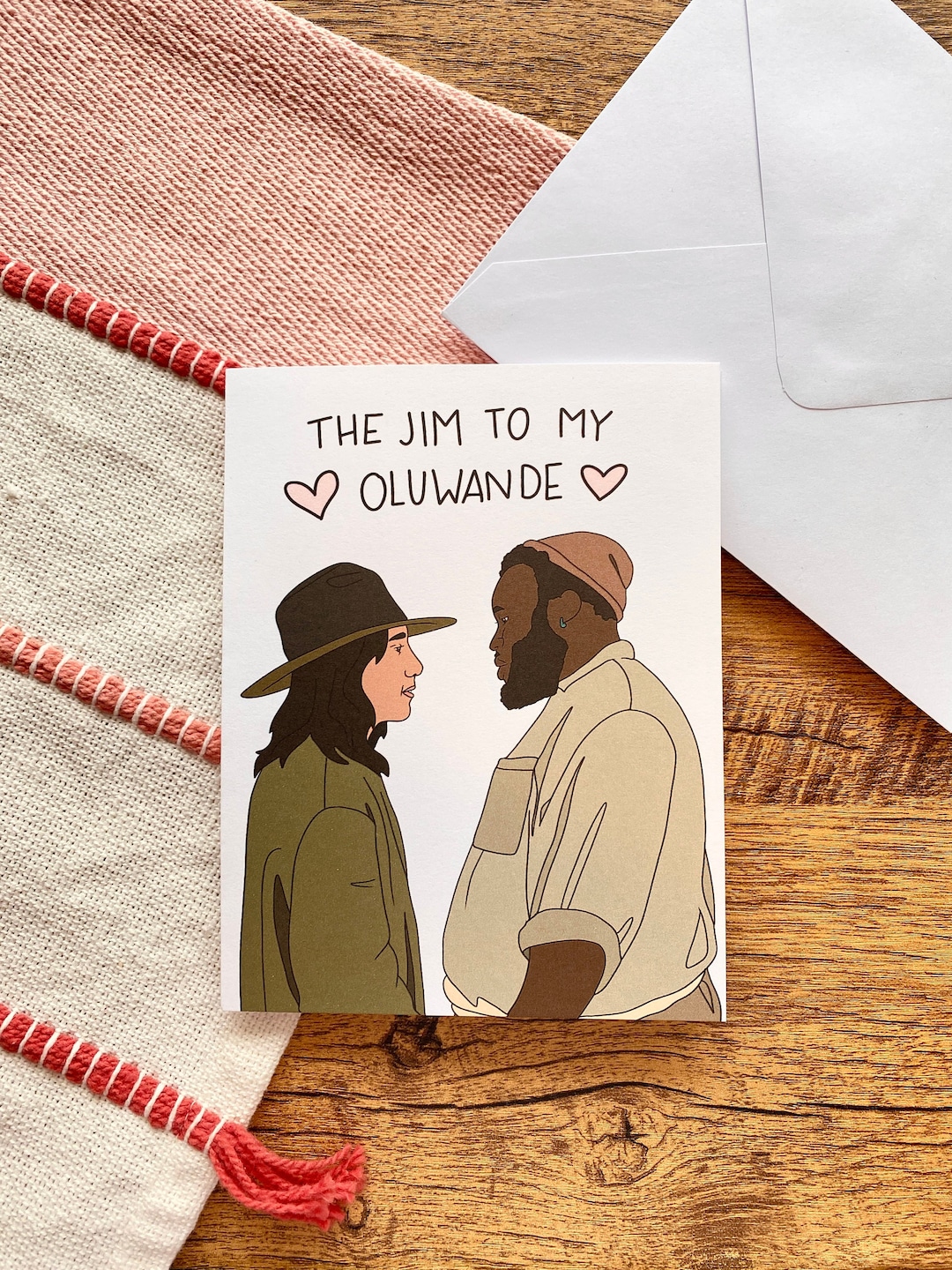 The Jim to My Oluwande - OFMD Card - Etsy