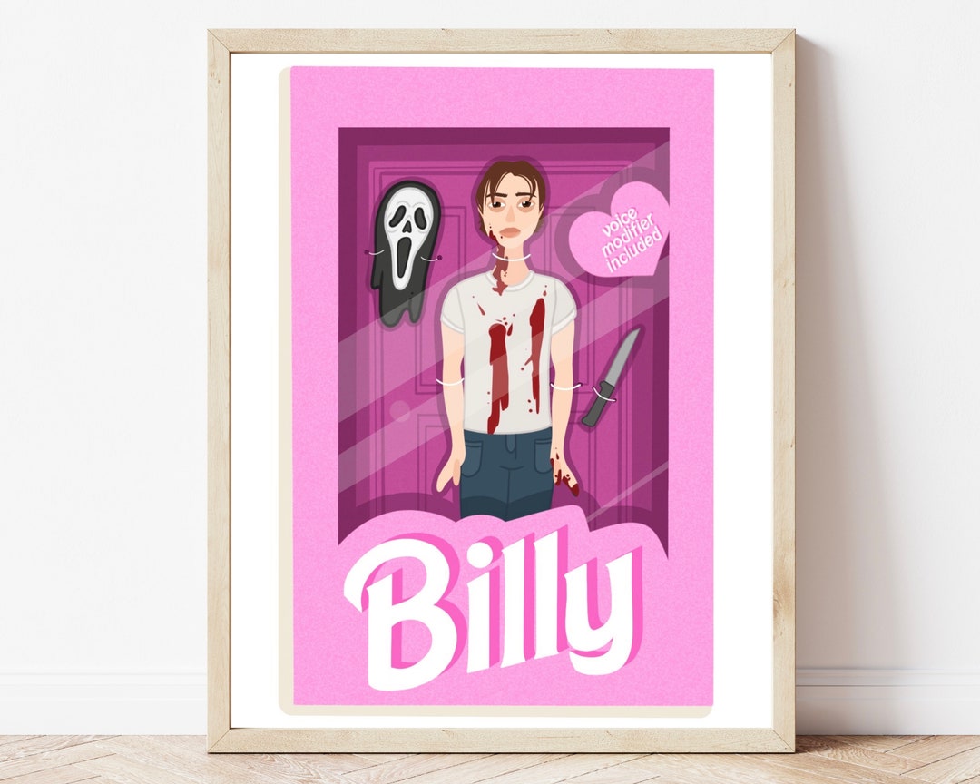 Retro Billy Loomis Doll Print - Art Print - Etsy