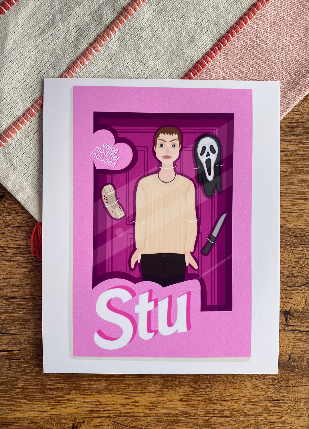 Retro Stu Macher Doll Print Art Print Etsy