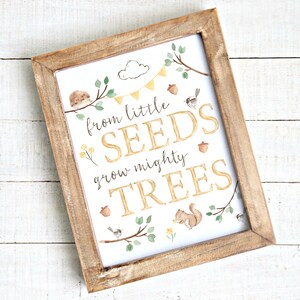 From Little Seeds Grow Mighty Trees Printable Art. Little Seeds Quote ...