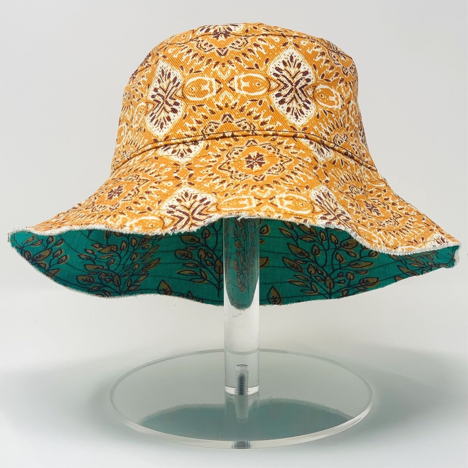 Riviera 1970 Bucket Hat Boho & Mosaic - Etsy
