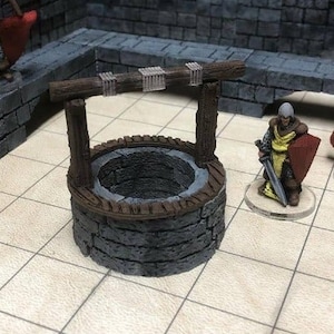 Dnd Water Well 28mm Tabletop Village Scatter Terrain Miniatures RPG D&D ...