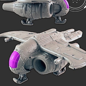 Dnd Sci-fi Peregrine Falcon Spaceship Star Wars Legion Spacecarft ...