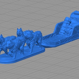 Dnd Sled and Dog Team Equipment Snow Winter Travel Arctic Animals ...