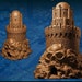 Dnd Skull Tower Dark Elf Evil Hellscape Necromancer Castle Dark Wizard ...