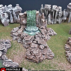 Dnd Waterfall ONLY for Underground or Wilderness Tabletop Scatter ...