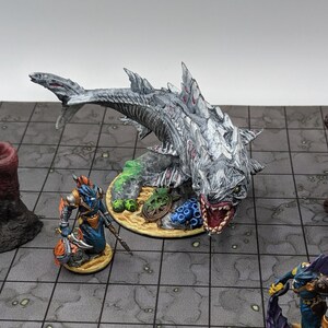 Dnd Shark Demon Giant Underwater Predator Megalodon Aquatic Terror ...