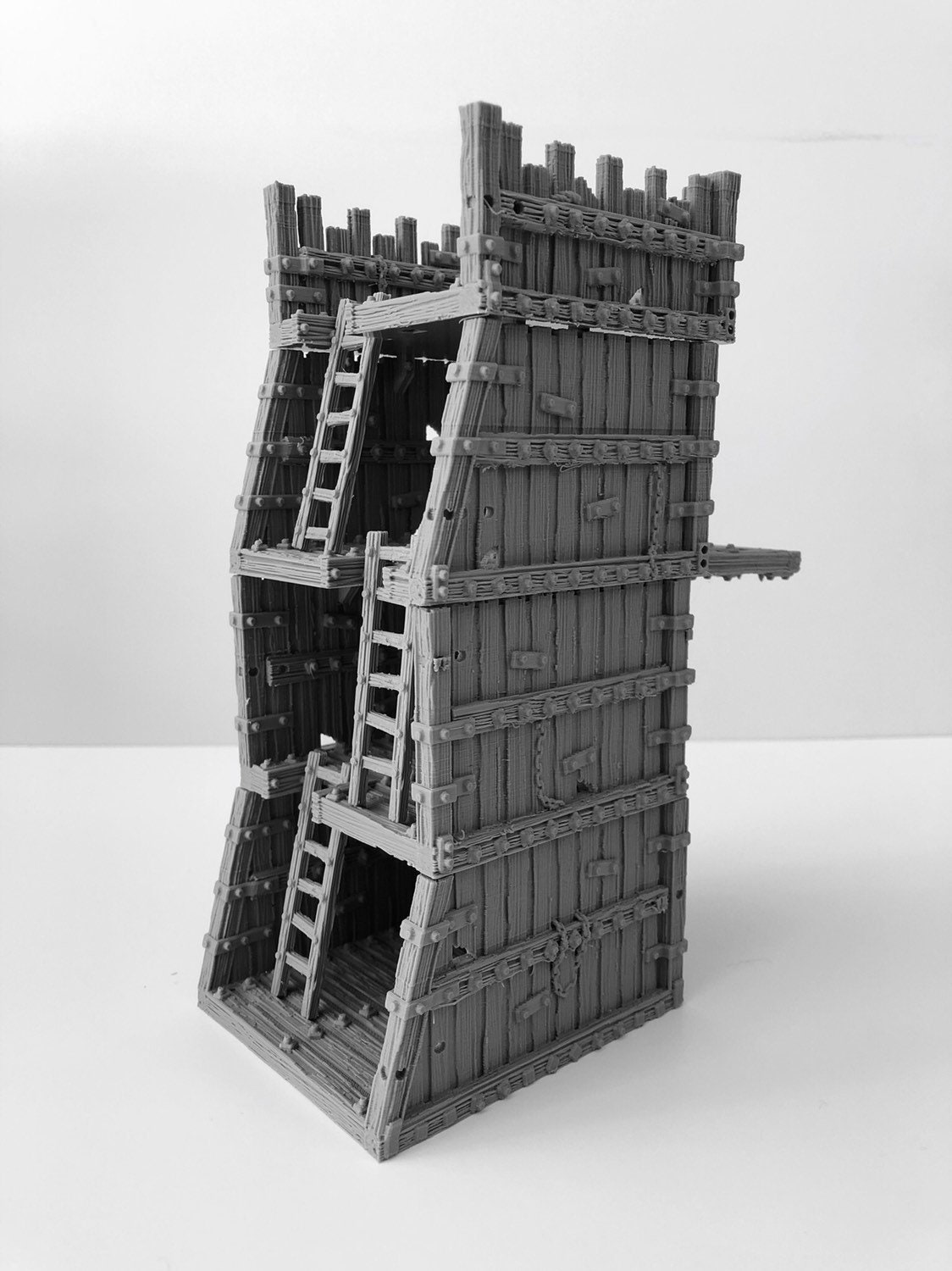 Dnd Siege Tower Wargaming Battle War Tabletop Scatter Terrain RPG D&D ...