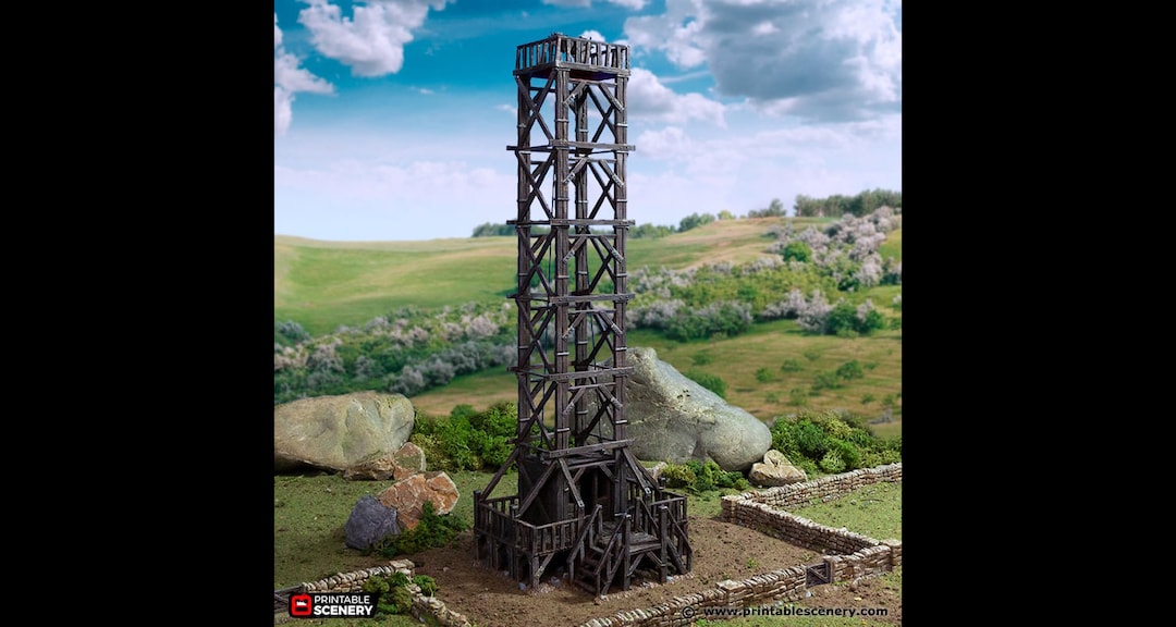 Dnd Quarry Elevator for Stone Mason Castle Walls Medieval Village Mine ...