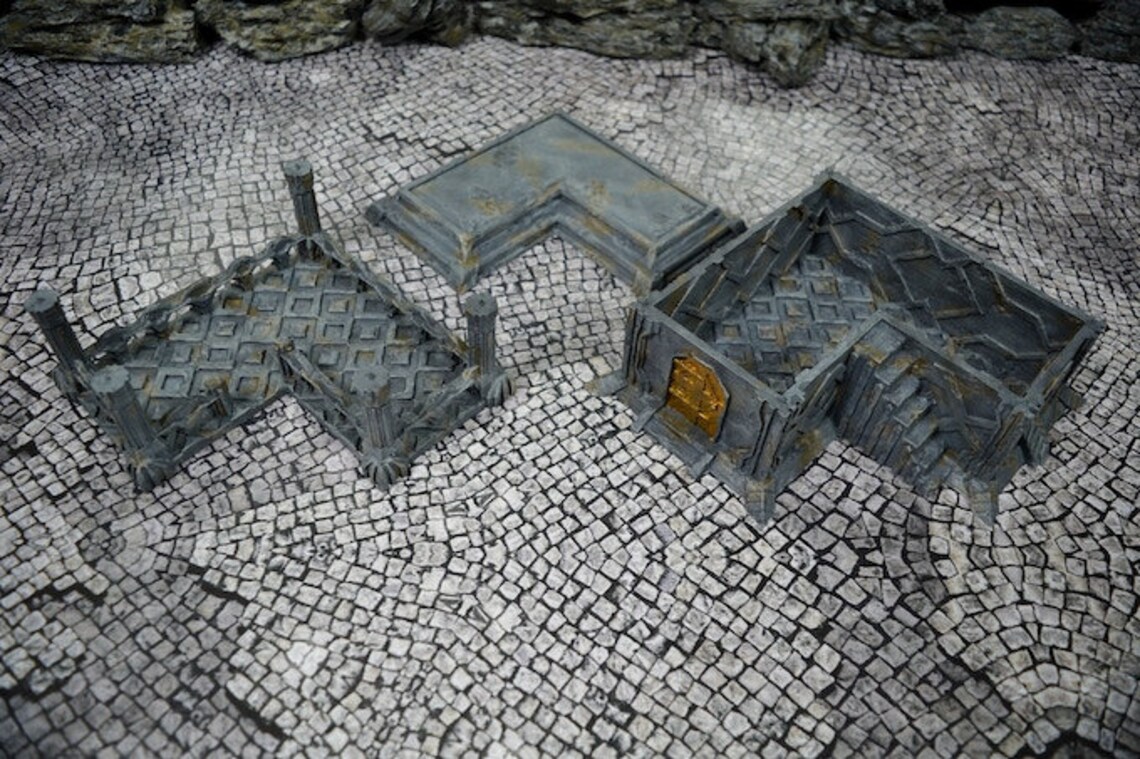 Dnd Dwarven House 5 Dwarf Home 28mm Scatter Tabletop Terrain - Etsy