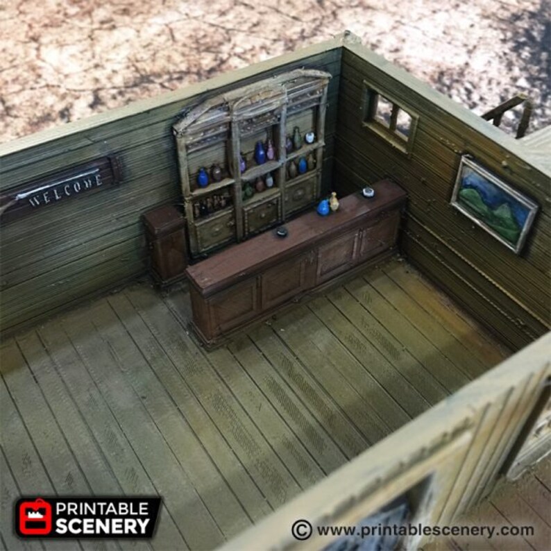 Dnd Saloon Wild West Western Civil War Railroad Railway Tabletop ...
