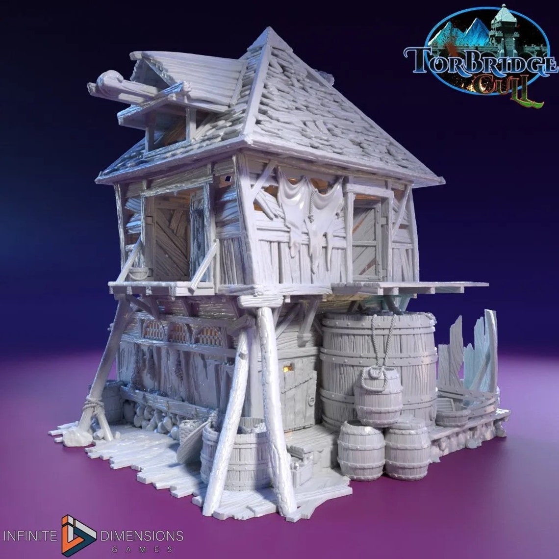 Dnd Brewery From Torbridge Cull Tabletop Village Scatter | Etsy