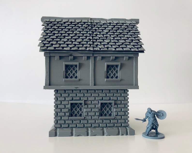 Dnd Small Village Cottage House Village Scatter Terrain | Etsy