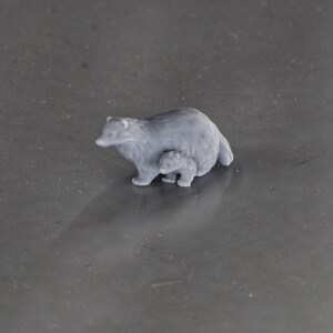 Dnd Honey Badger Mother With Pup Unbased Animal Companion 28mm Resin ...