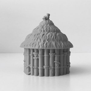 Dnd Bamboo Jungle Hut Tabletop Island Tribe Terrain Miniature RPG D&D ...