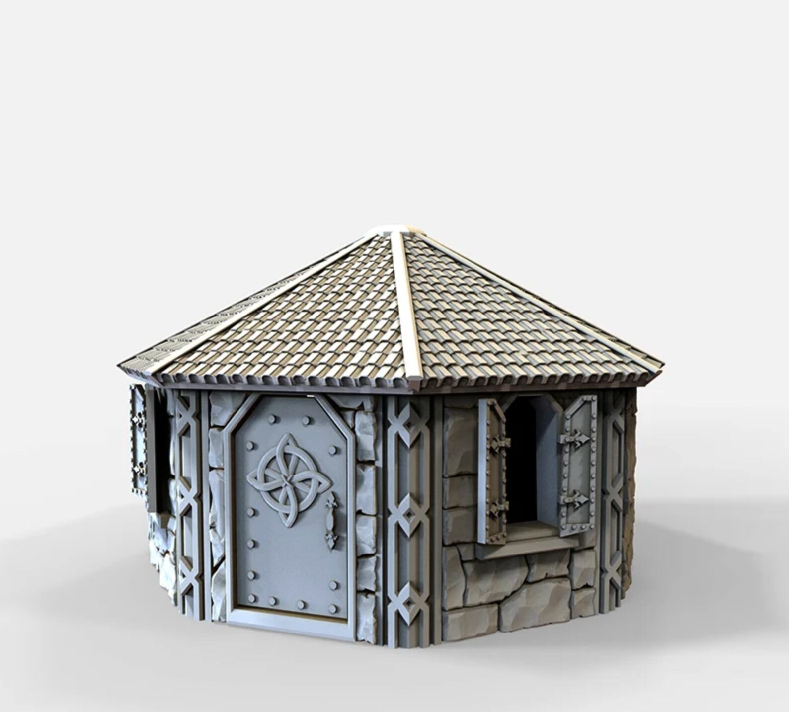 Dnd Dwarven House Dwarf Building Home Fortress Tabletop - Etsy