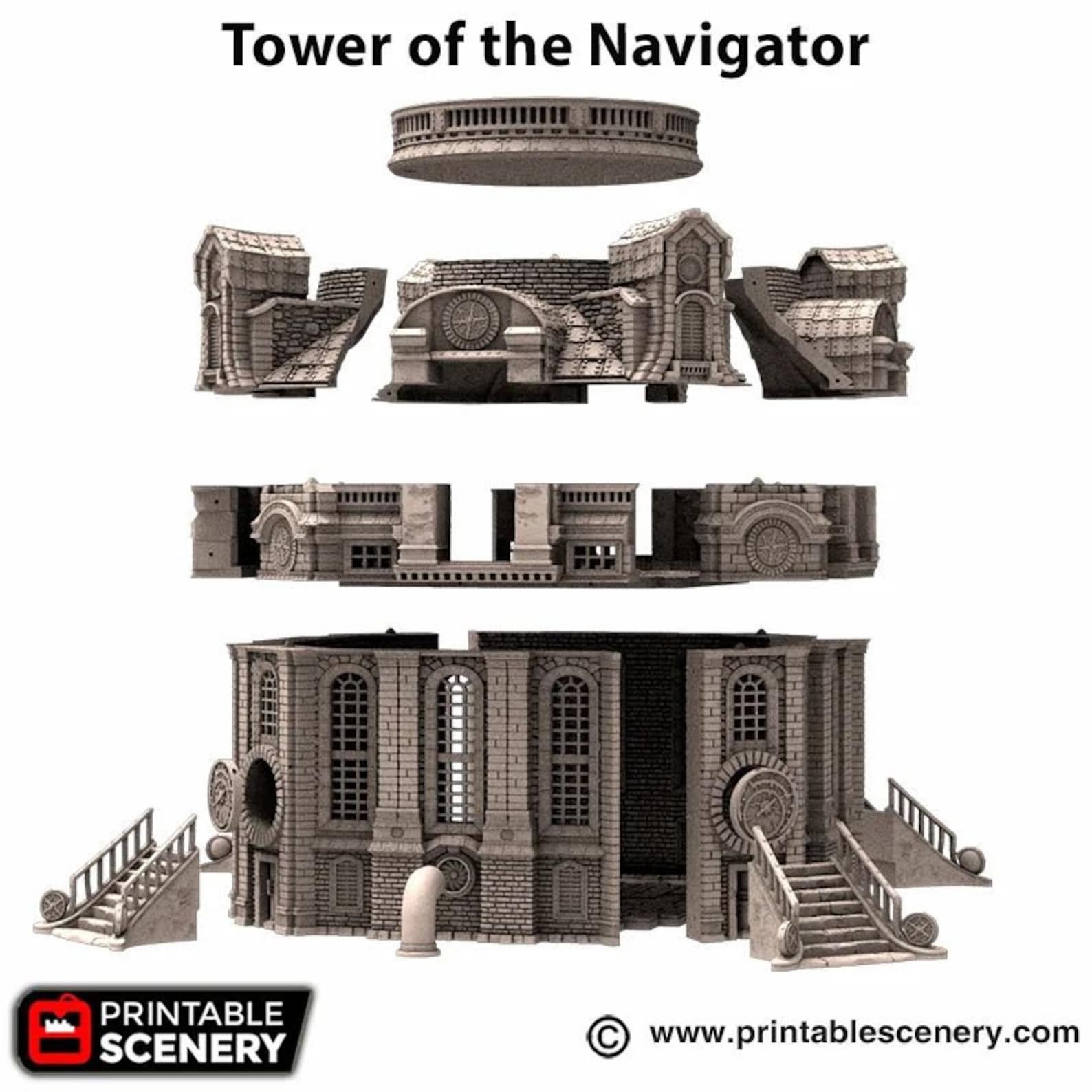 Dnd Tower of the Navigator Rise of the Halflings Hobbit - Etsy