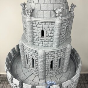 Dnd Skull Tower Dark Elf Evil Hellscape Necromancer Castle Dark Wizard ...