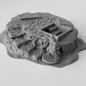 Dnd Shattered Tomb Burial Chamber Crypt Mausoleum Catacomb Tabletop ...