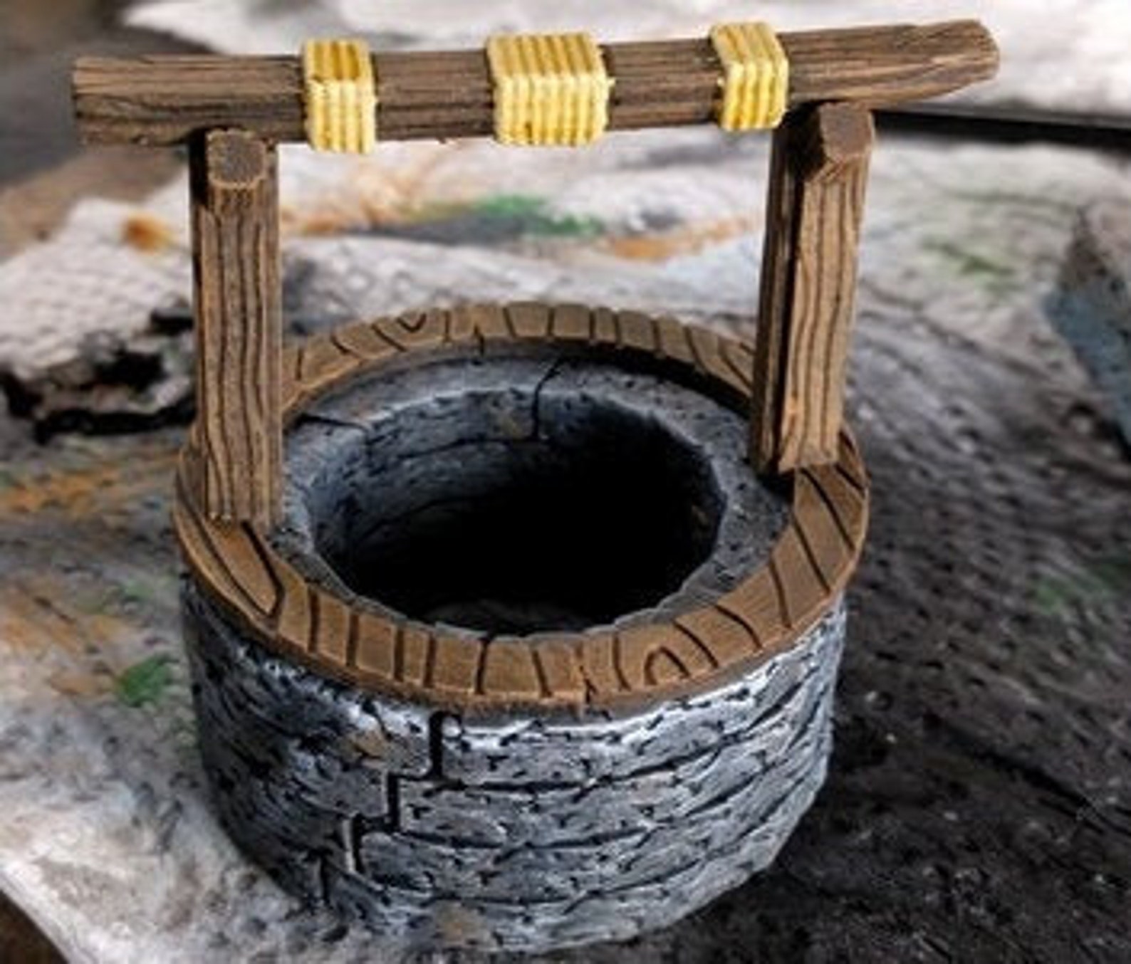 Dnd Water Well 28mm Tabletop Village Scatter Terrain Miniatures RPG D&D ...