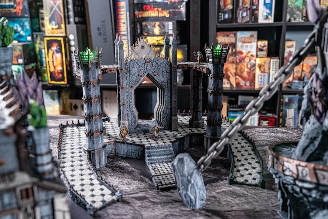 Dnd Throne Room Dark Evil Lord Dominion Underdark Hellscape Necromancer ...