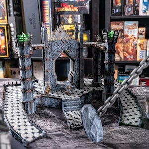 Dnd Throne Room Dark Evil Lord Dominion Underdark Hellscape Necromancer ...