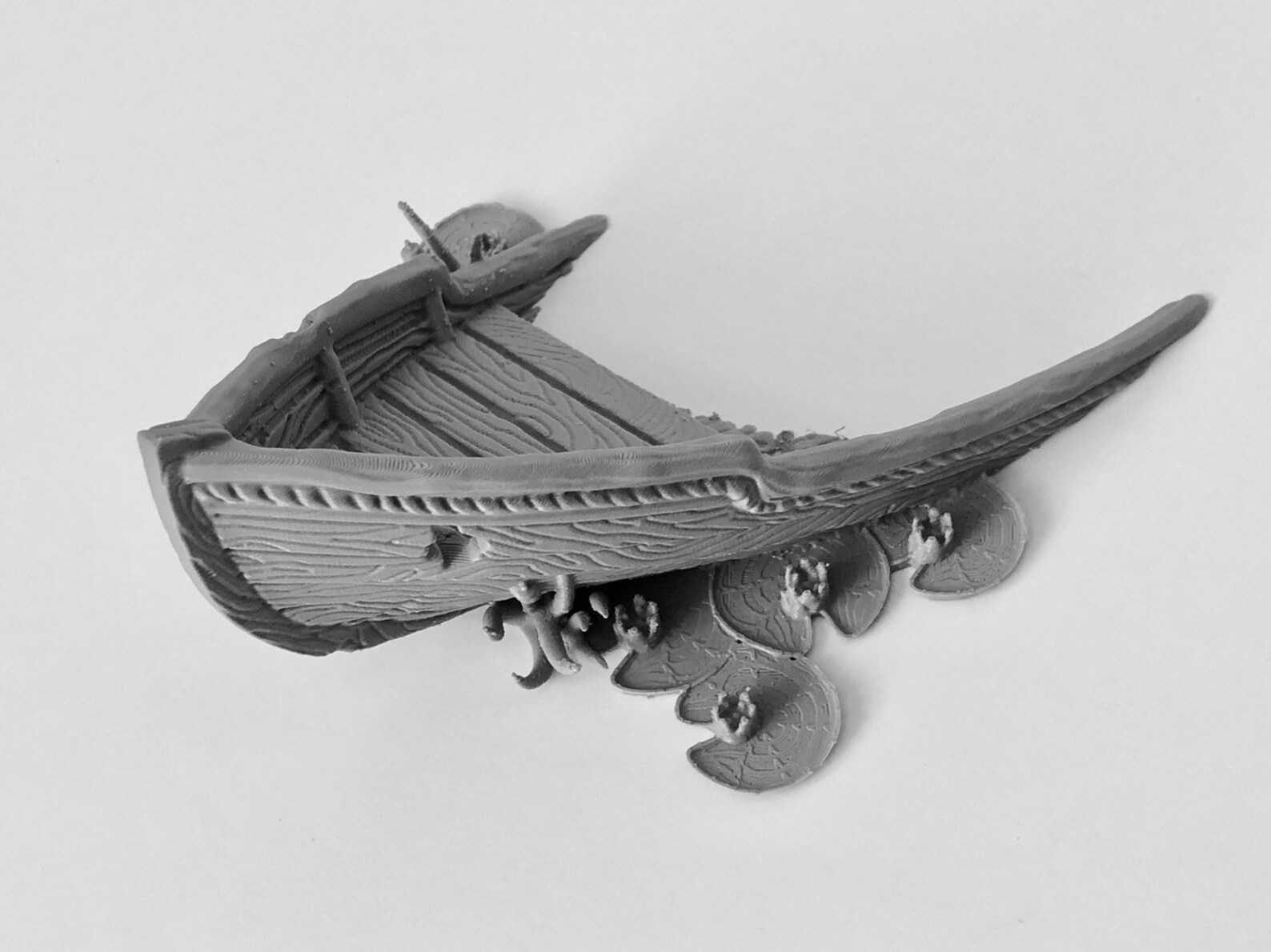 Dnd Sunken Boat Ship Wreck Swamp Tabletop Scatter Terrain Pathfinder ...