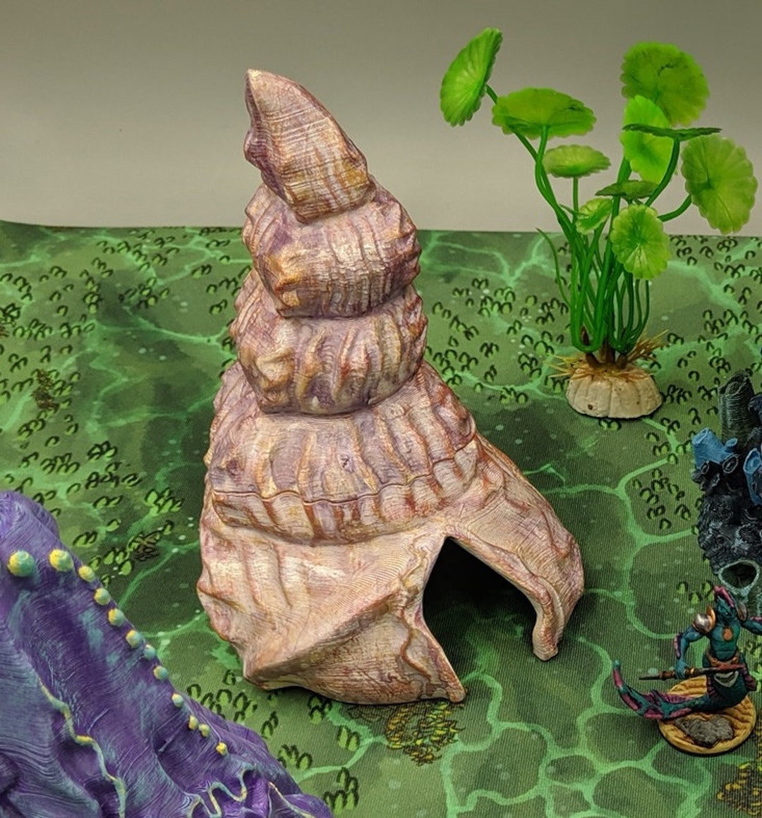 Dnd Aquatic Shell House Coral Reef Atlantis Merfolk Underwater City ...