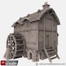 Dnd Mill Watermill Water-powered Medieval Building Mill House Port ...