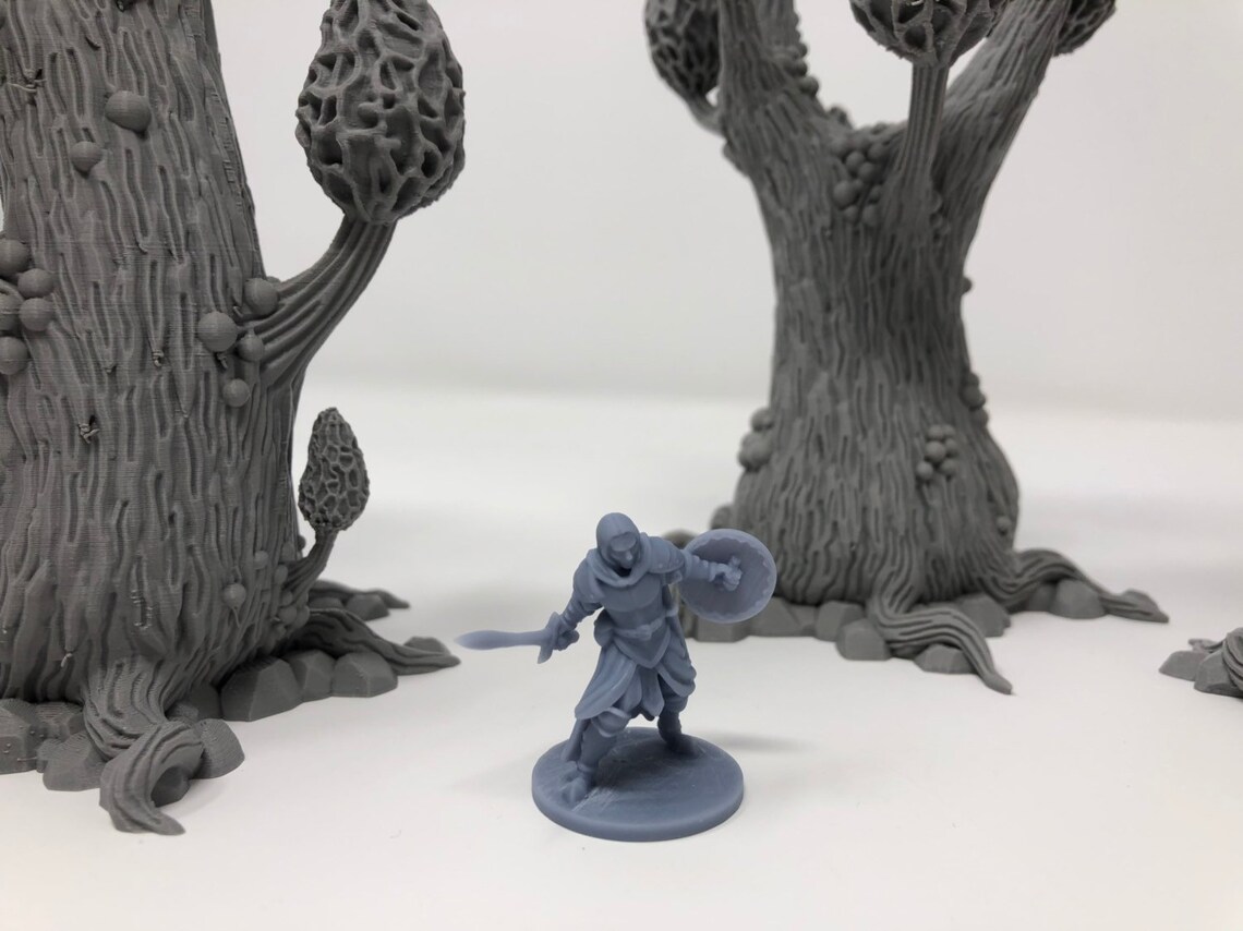Dnd Mushroom Forest Mermerising Morels Tabletop Scatter Terrain RPG D&D ...