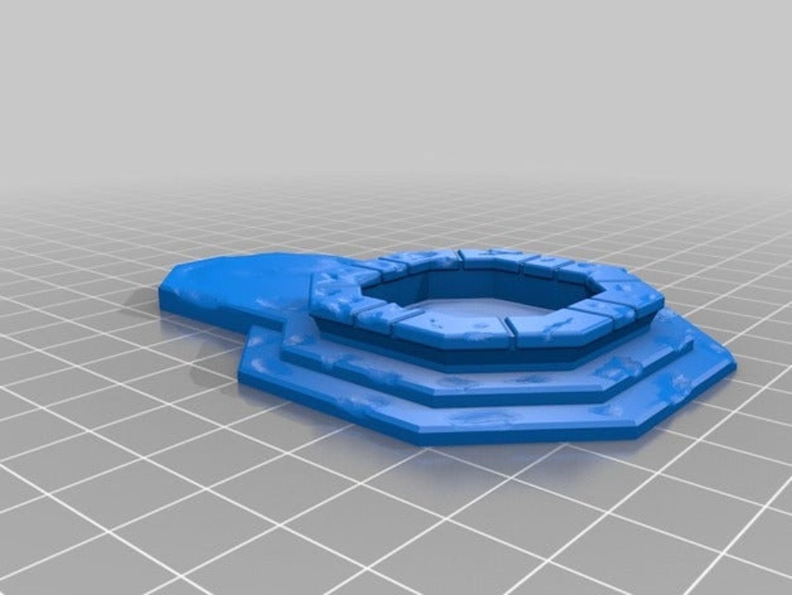 Dnd Village Fountain 28mm Tabletop Scatter Terrain Miniature - Etsy