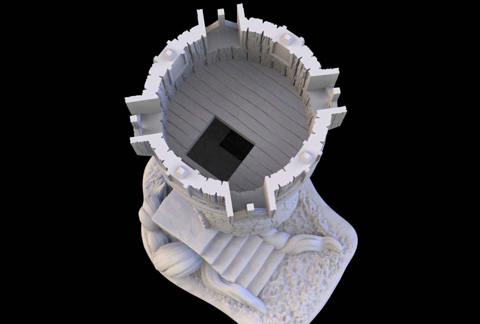 Dnd Watch Groove Guard Tower Watchtower Gnome Druid Fantasy Forest ...