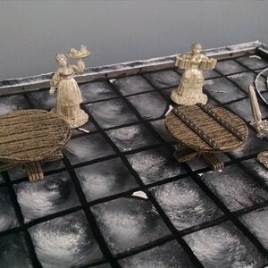 Dnd SET of TWO Round Tables Tavern Villageetc. Tabletop - Etsy