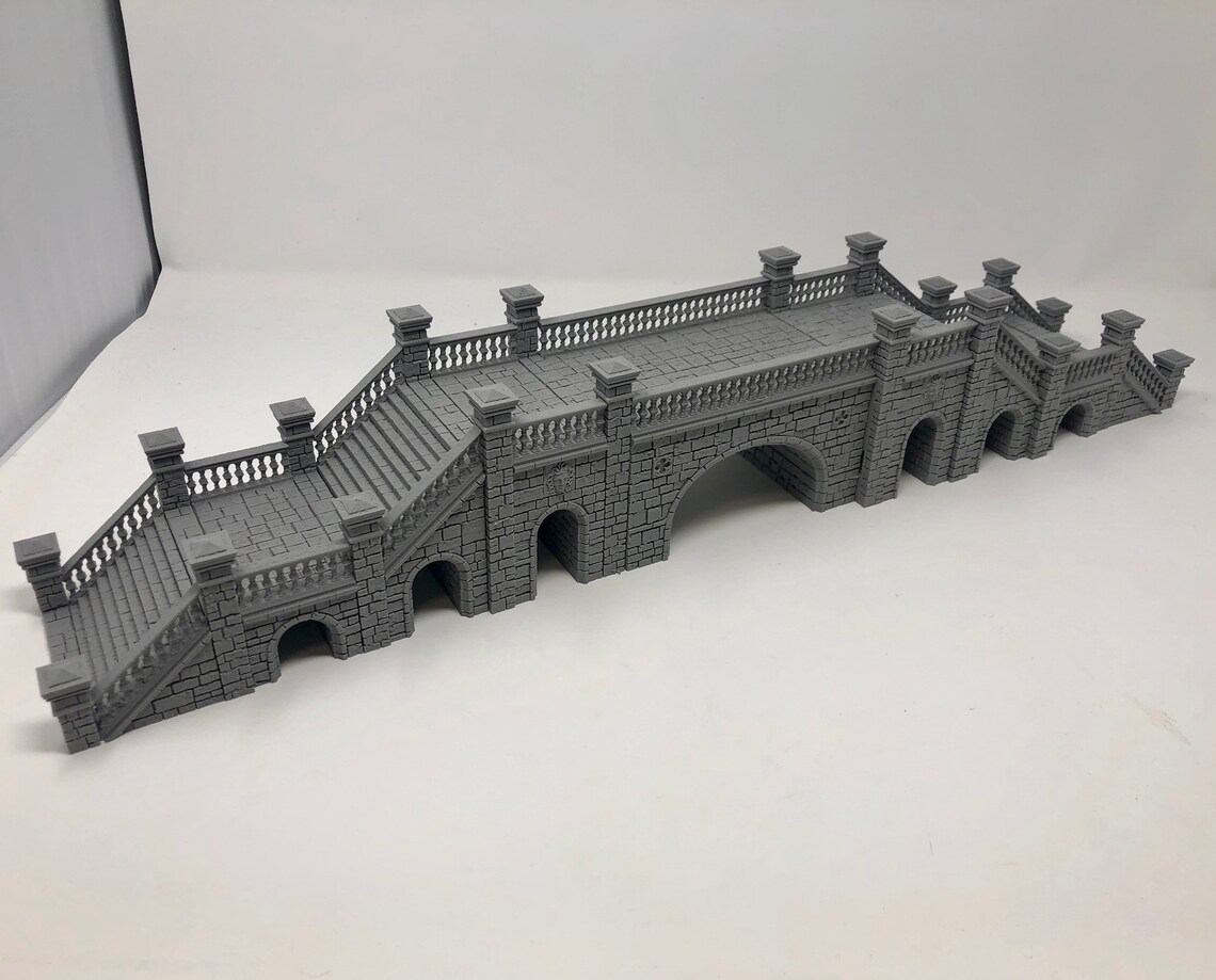 Dnd Arcanist's Stone Bridge Medieval Castle I Dungeons and | Etsy