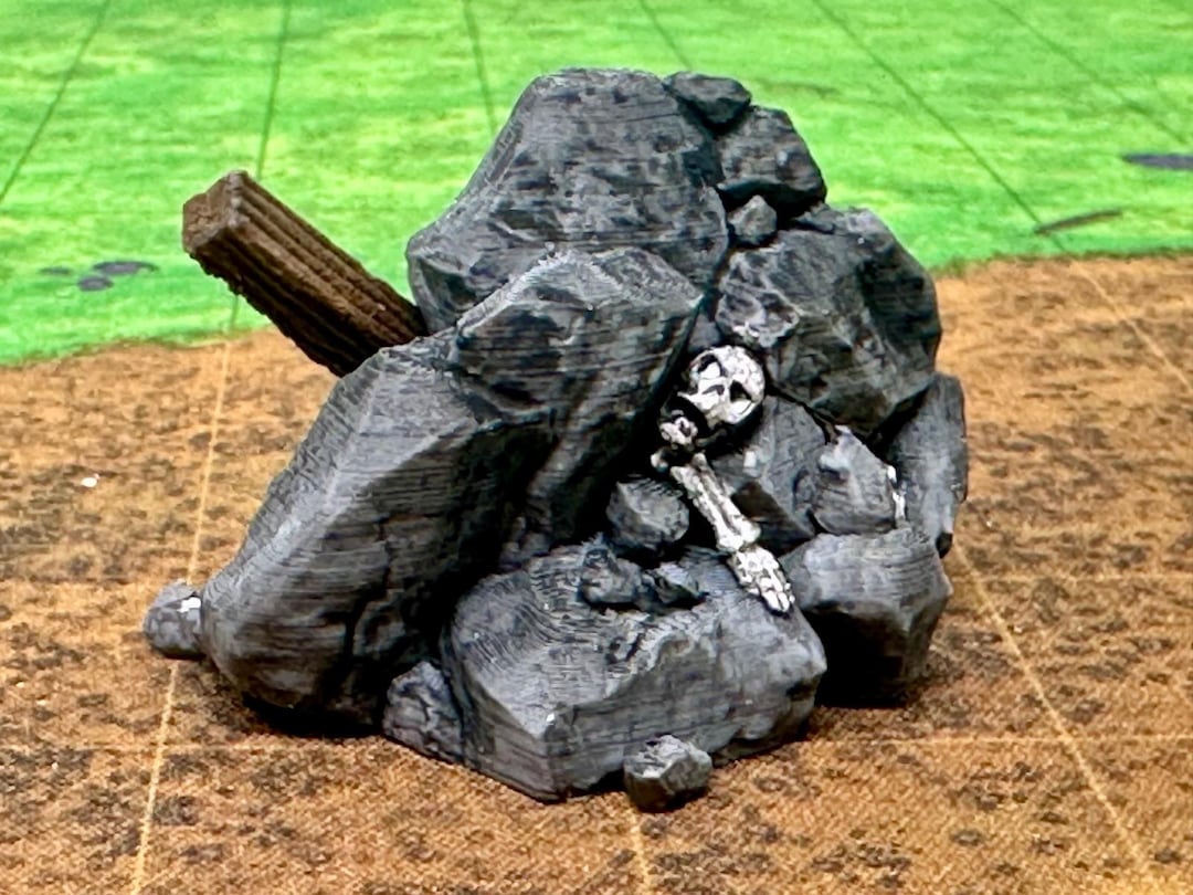 Dnd Mine Shaft Cave in Rock Trap Skeleton Skeleton Remains Dragons Rest ...