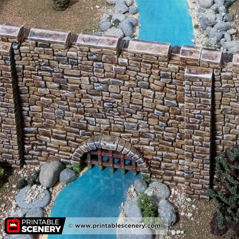 Dnd Culvert for Castle Walls Medieval Village Castle RPG Pathfinder D&D ...