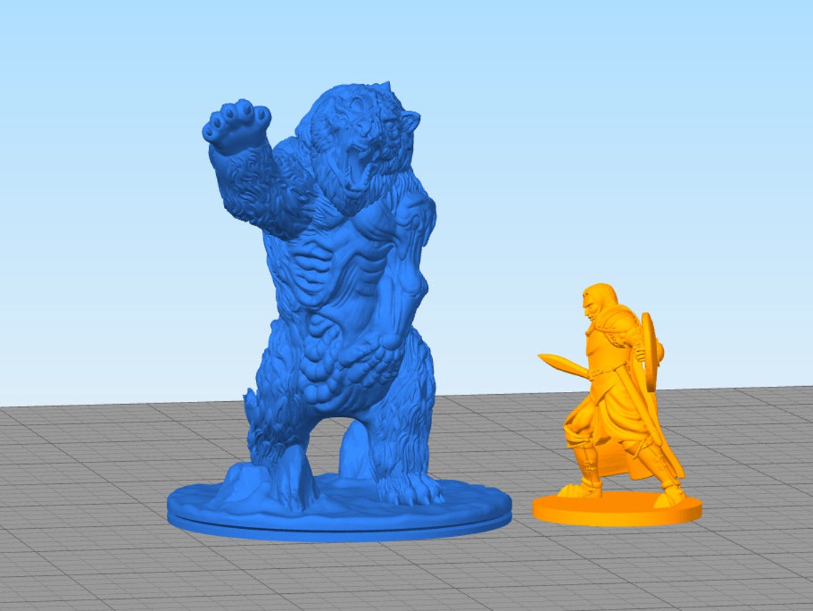 Dnd Undead Bear Wilds of Wintertide Arctic Ice Age Animals Wargaming ...