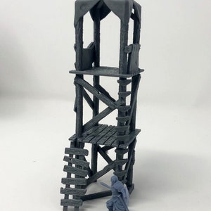 Dnd Bandit Watchtower Wooden Lookout Tower Openforge Tabletop Scatter ...