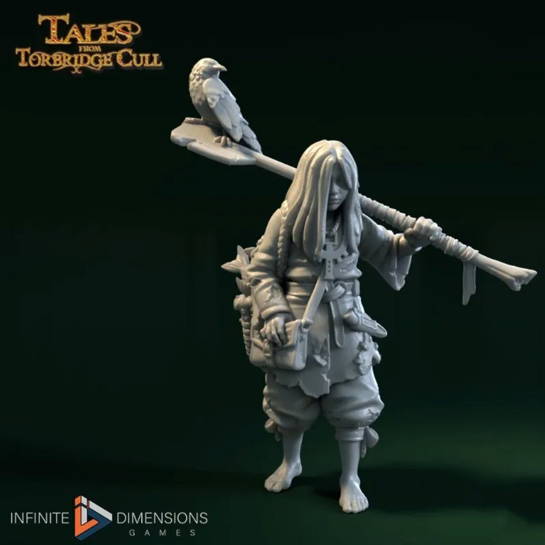 Dnd RESIN Eerie Child Orphan Slums 28mm Stolen Child Female Miniature ...
