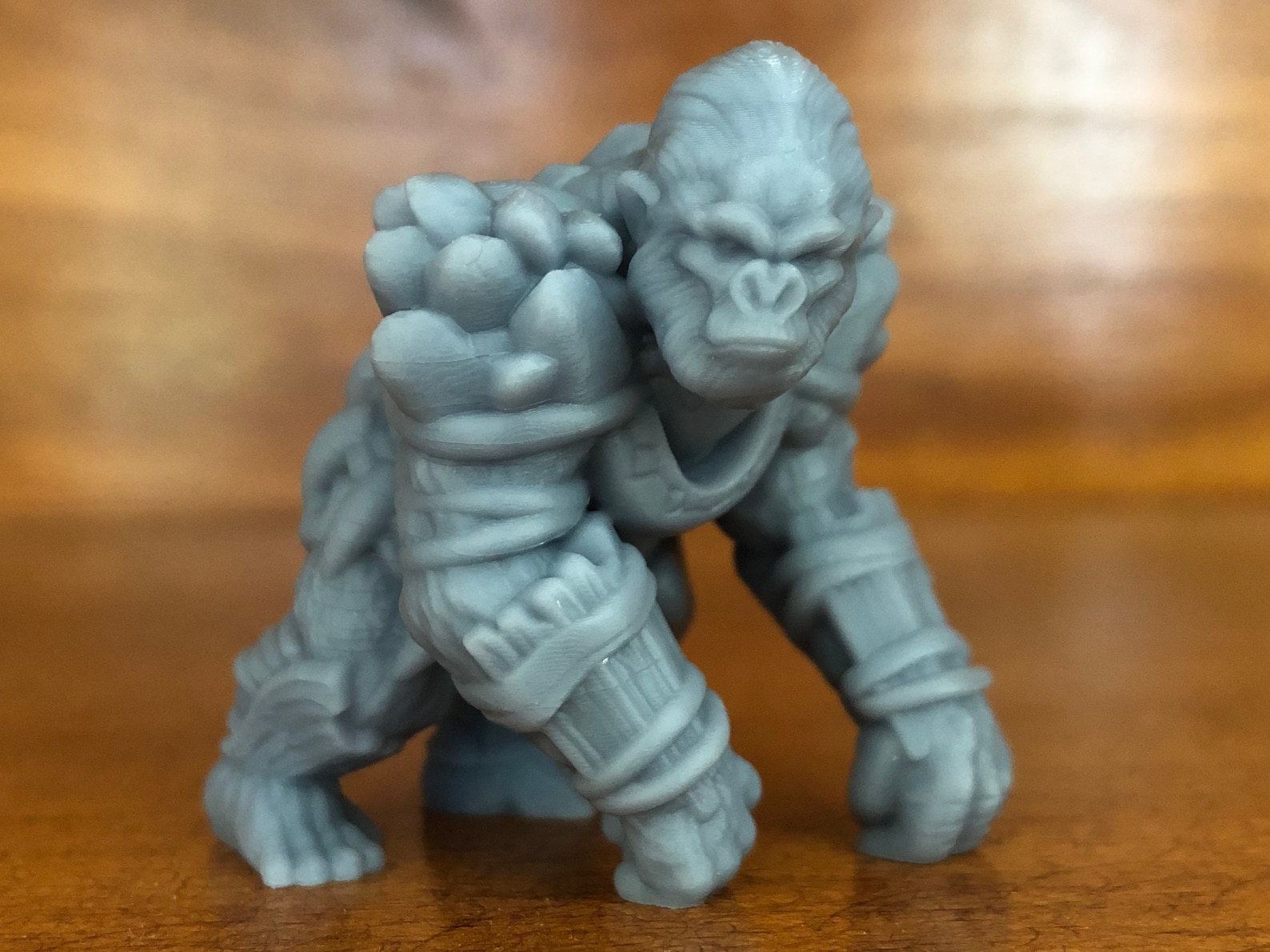 Dnd Armored Gorilla Ape Primate Jungle Wild Beast Miniature - Etsy