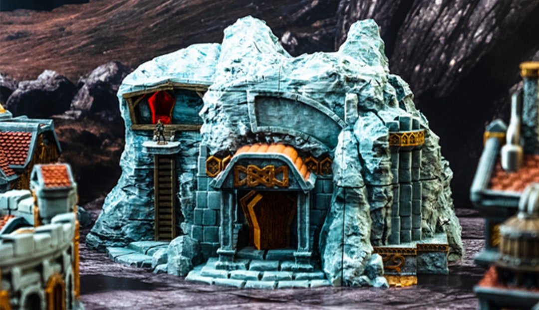 Dnd Dwarven Mine for Mountain Dwarf Mining City Scatter Village ...