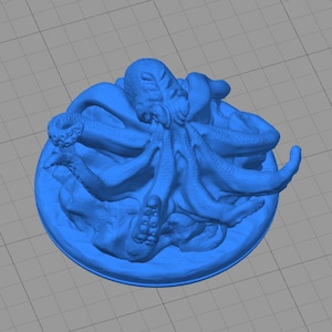 Dnd Octopus Sea Creatures Atlantis Ocean Tabletop Miniature RPG D&D ...