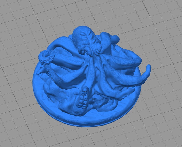 Dnd Octopus Sea Creatures Atlantis Ocean Tabletop Miniature | Etsy