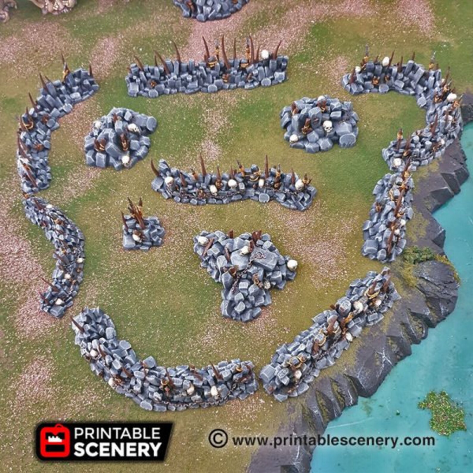 Dnd Goblin Barricades Grotto Underground Hell Cave Cavern Evil - Etsy