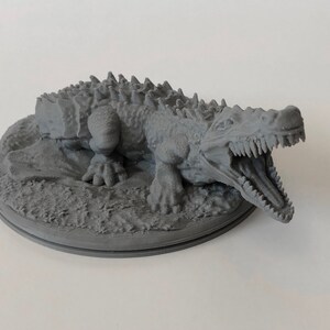 Dnd Crocodile Swamp Animal Alligator Creature Tabletop Scatter Terrain ...