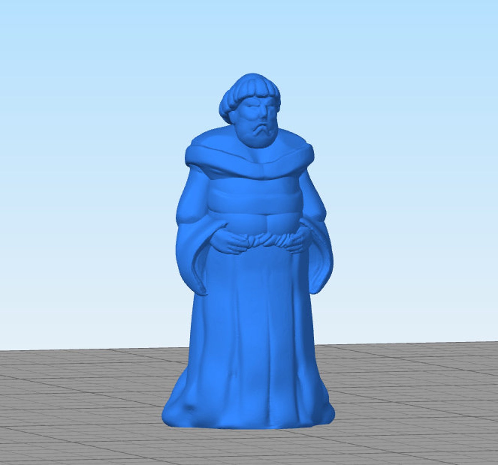 Dnd Friar Monk Priest 28mm RESIN Miniature Church Monastery - Etsy